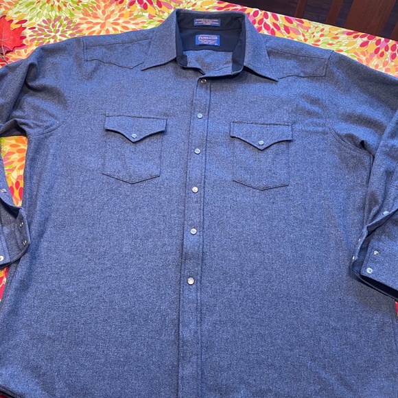 Pendleton | Shirts | Pendleton Western Cut 0 Virgin Wool Canyon Shirt ...